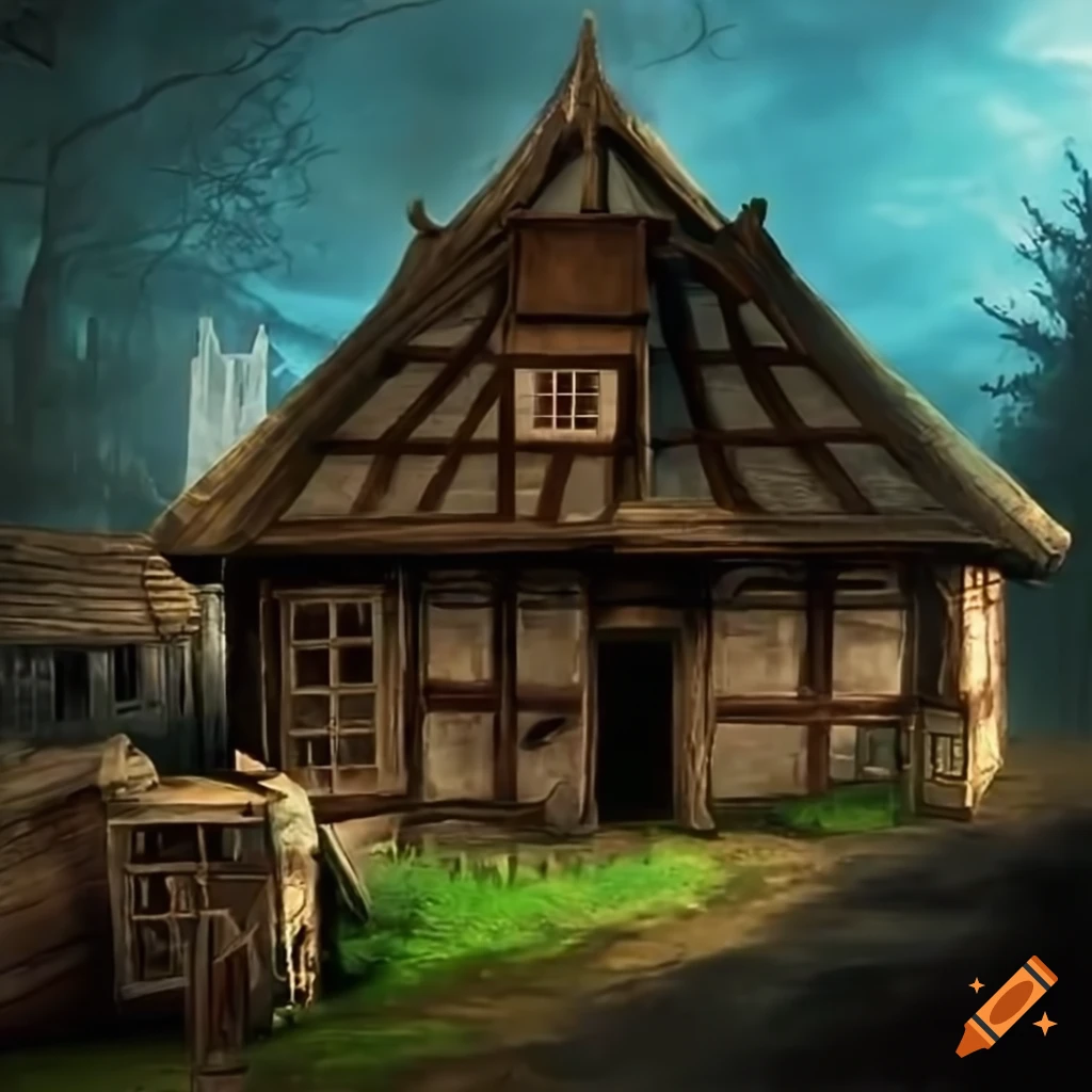 Medieval homestead town on Craiyon