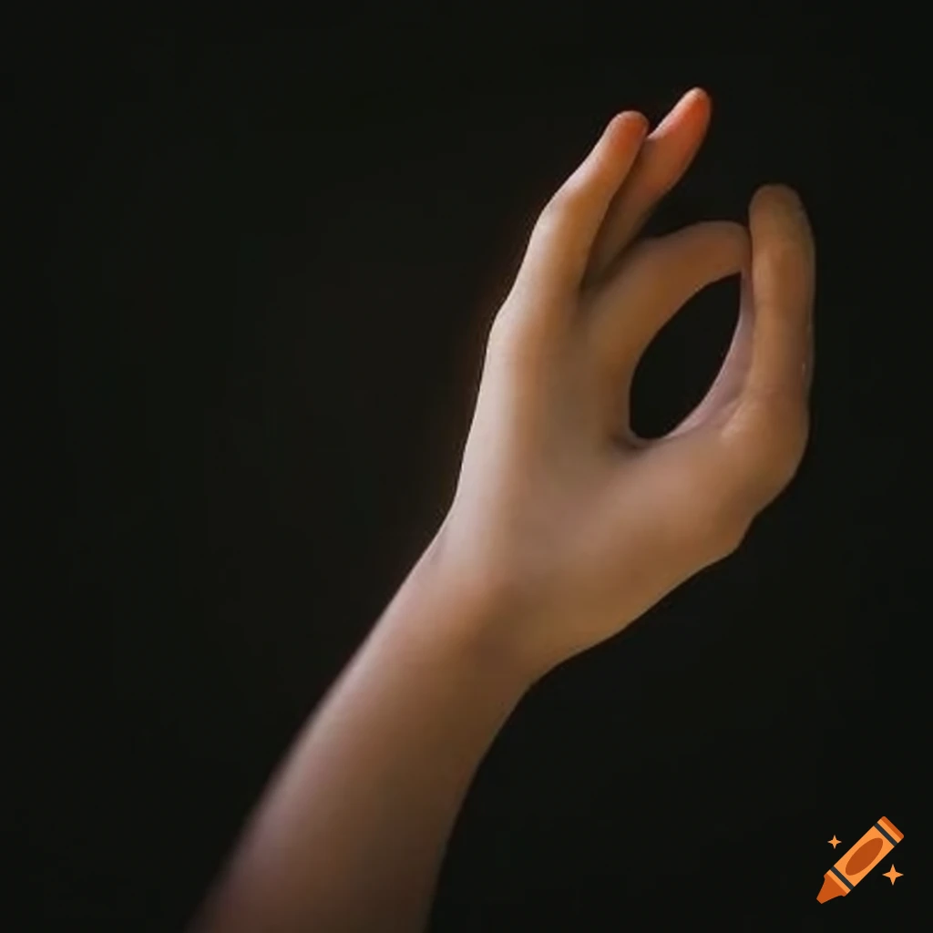 Close-up of an unusual alien hand on Craiyon