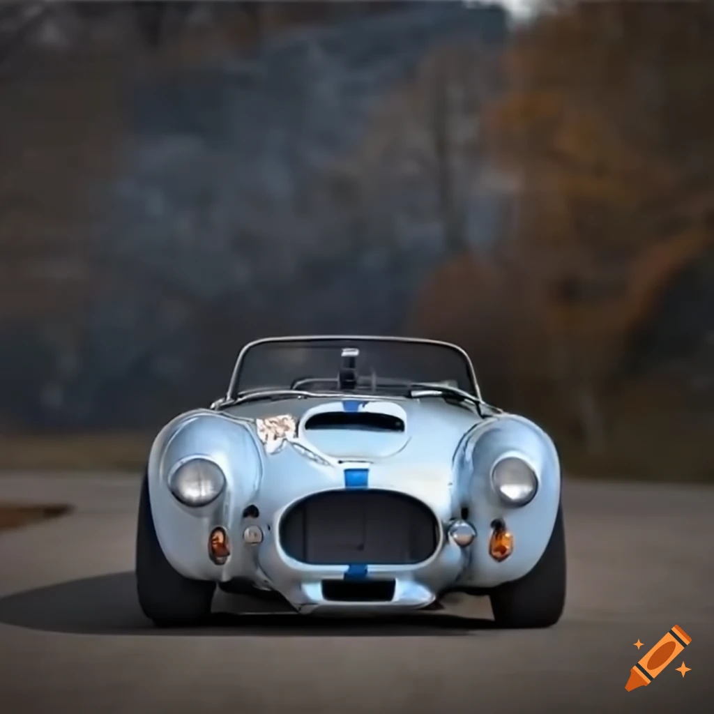 Shelby cobra with lens flare in 4k resolution on Craiyon