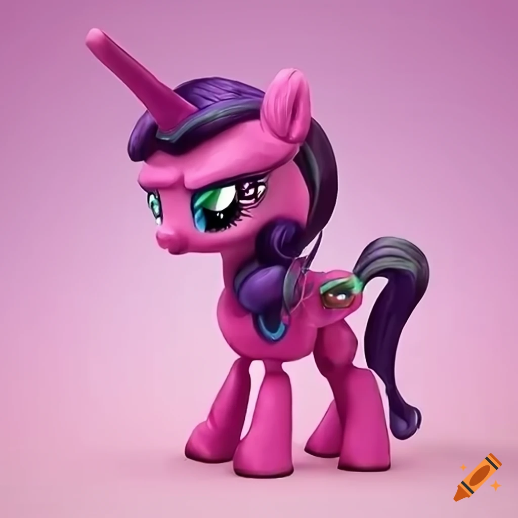 Mechanical version of my little pony character on Craiyon