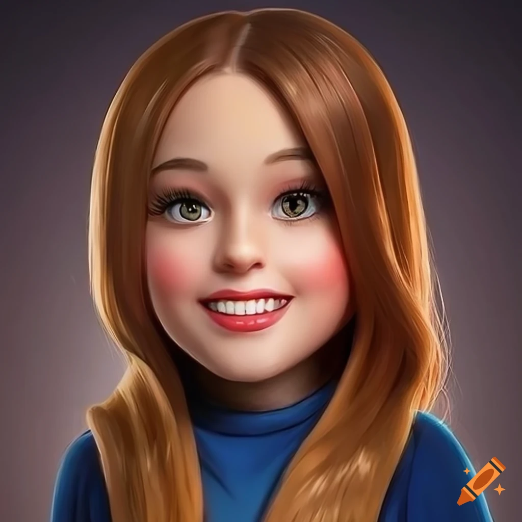 Realistic portrait of mabel pines in high-resolution 8k on Craiyon