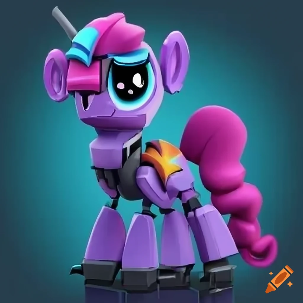 My little pony mech on Craiyon