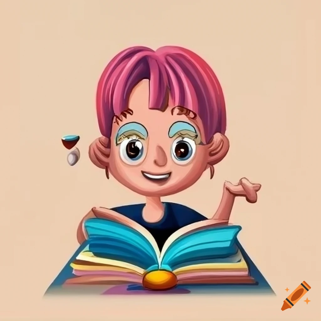 Cartoon depiction of the word 'knowledge' on Craiyon