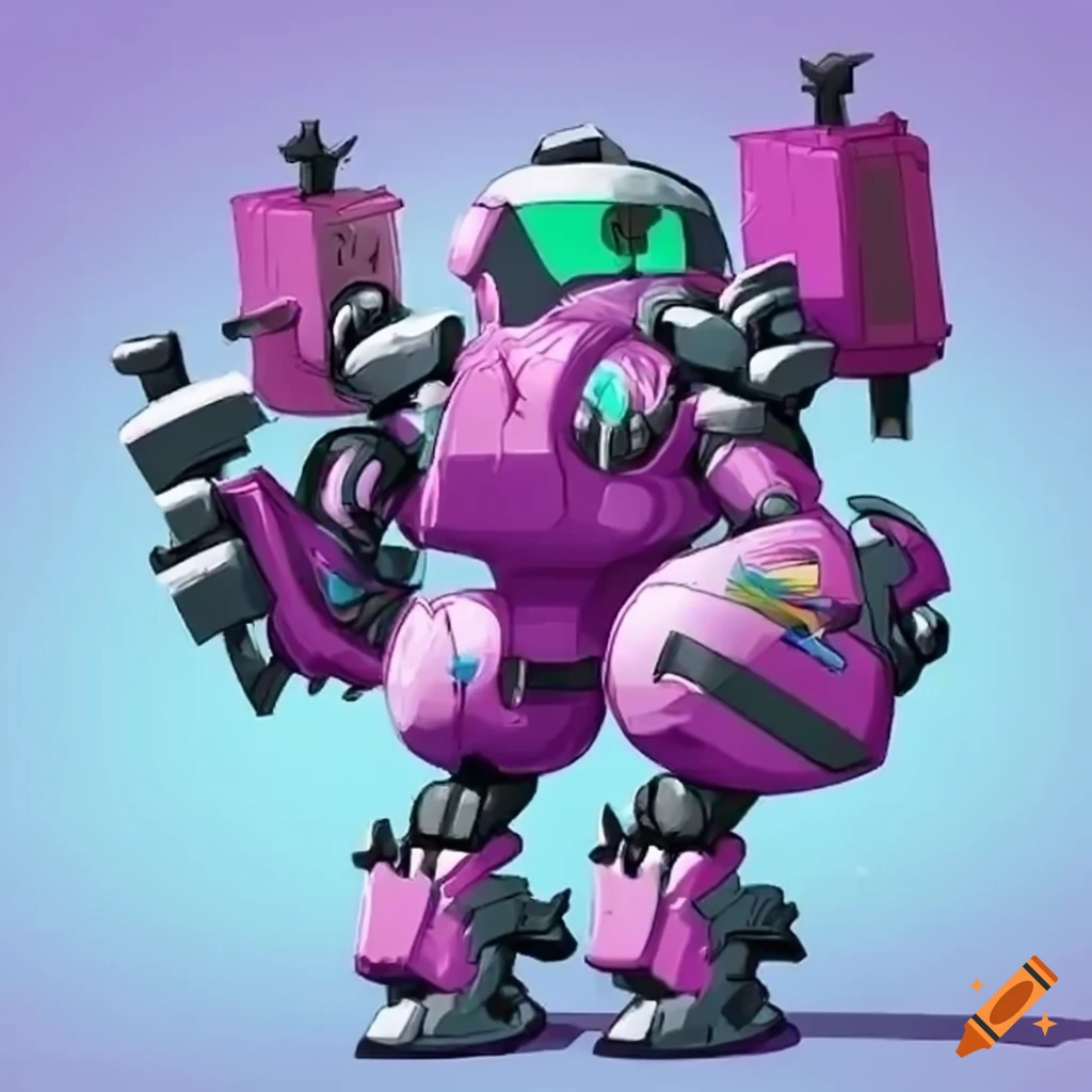 Mechanical my little pony illustration on Craiyon