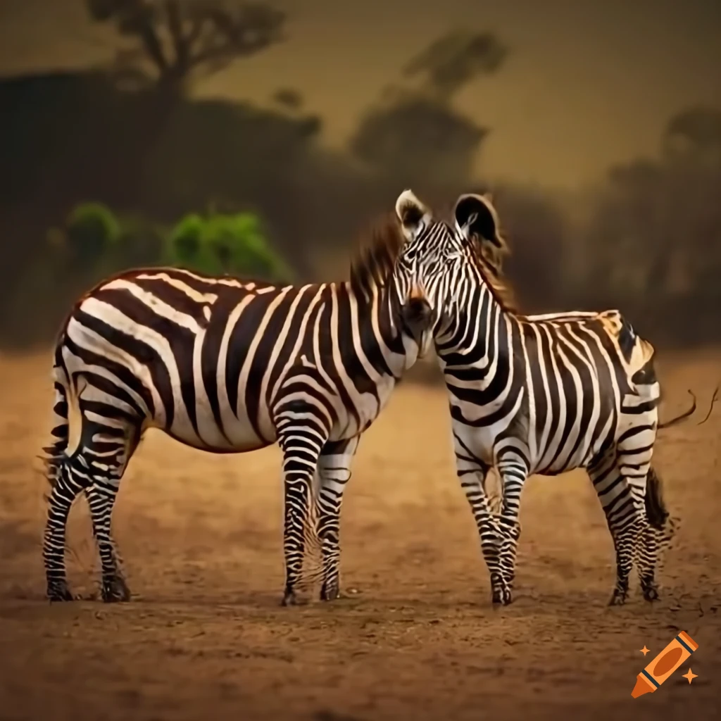 Zebras in rwanda on Craiyon