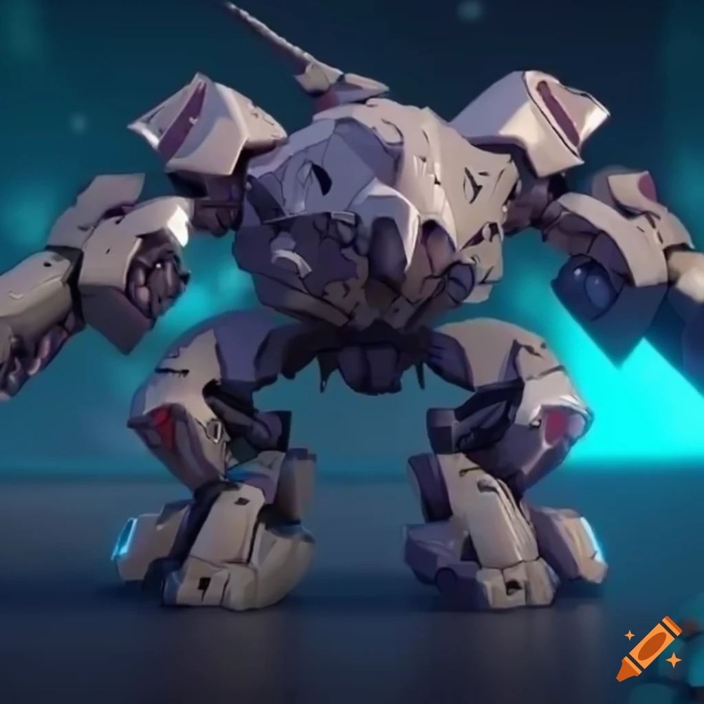 Detailed my little pony mech design for animations on Craiyon