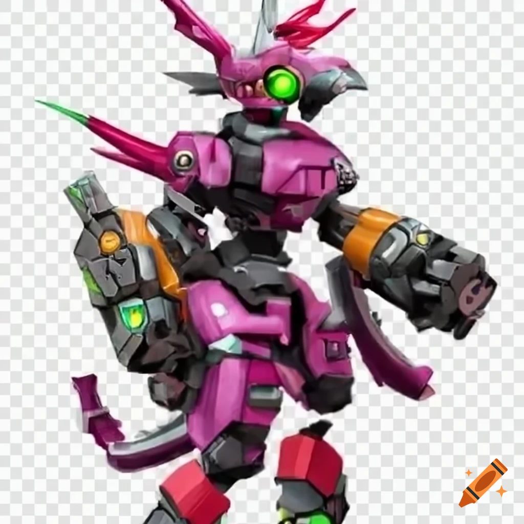 My little pony themed mech design on Craiyon
