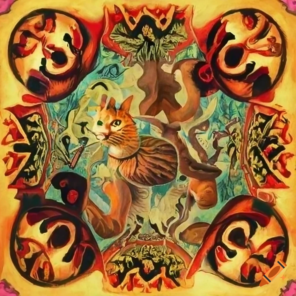 M.C. Escher, Diego Rivera, and Walter Crane inspired hyper-realistic ...