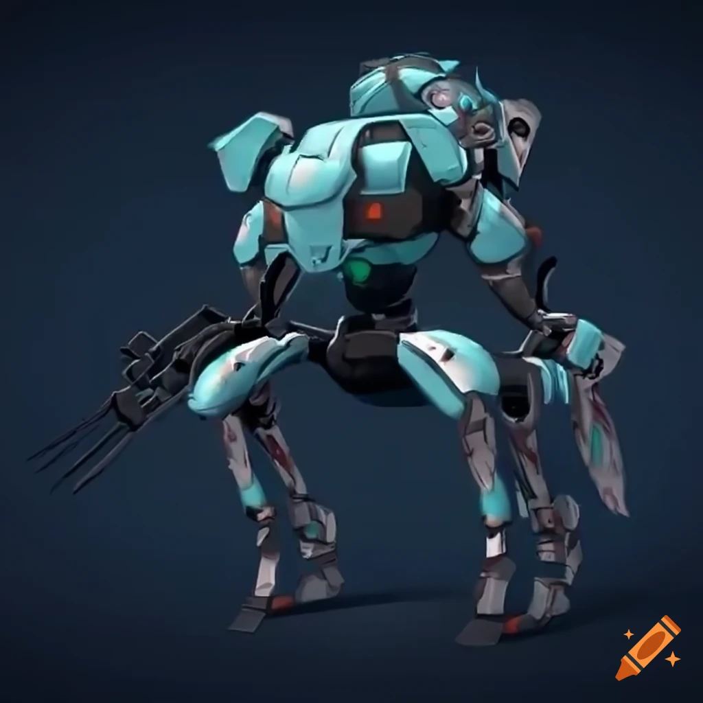 Mechanical rendering of my little pony, ideal for animations on Craiyon