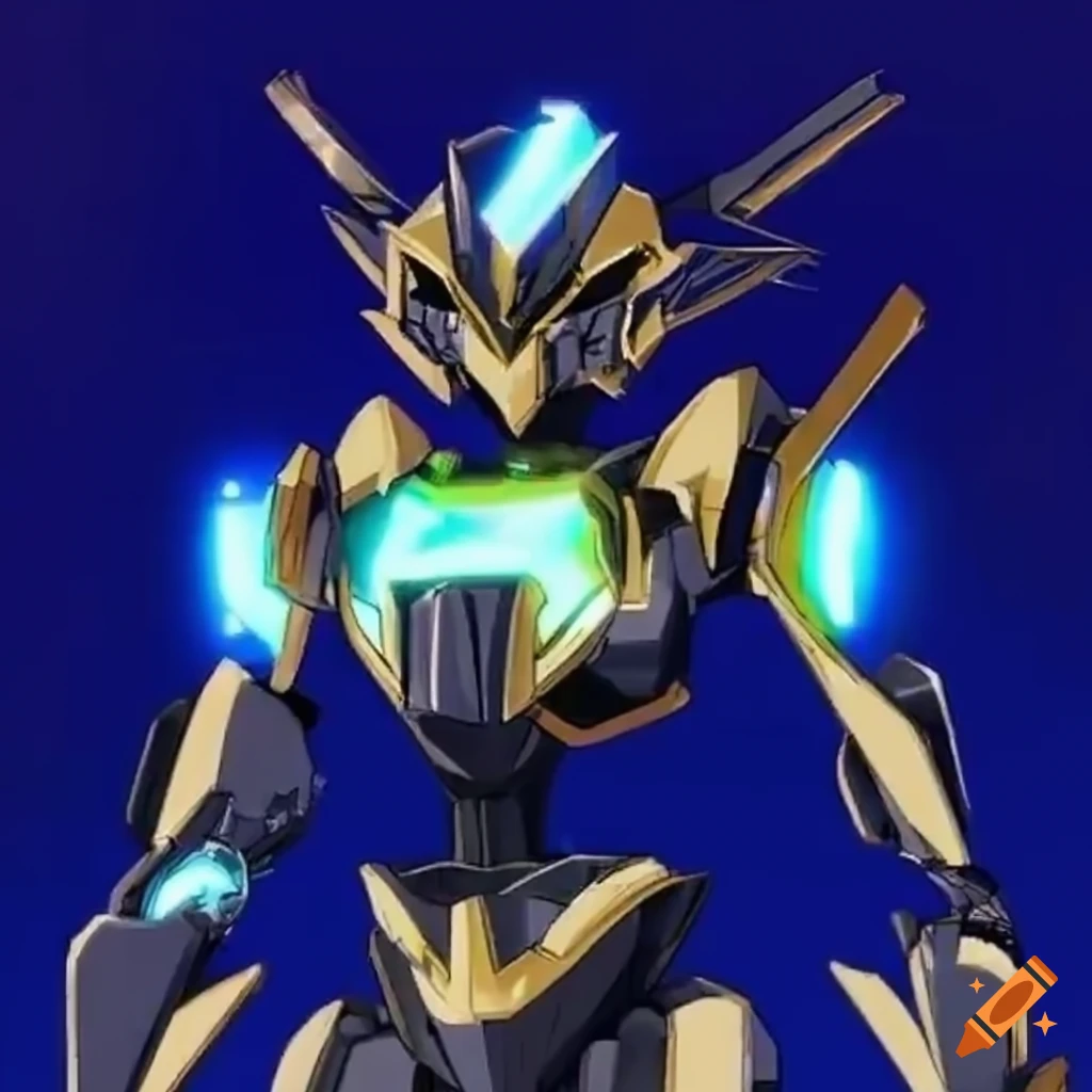 Detailed light mech design inspired by code geass on Craiyon