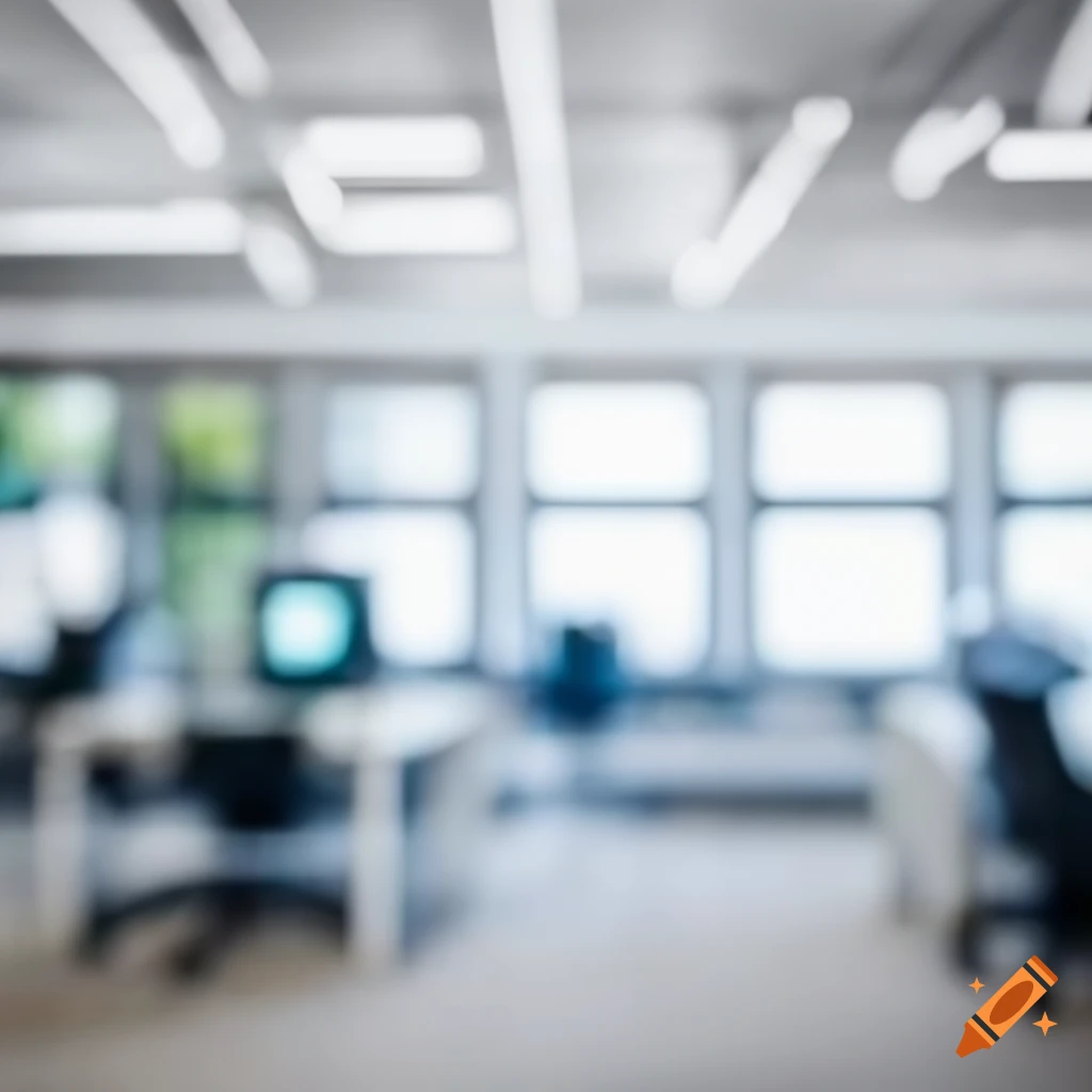 Blurred landscape office background on Craiyon