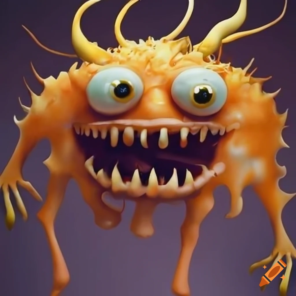 Cheese monster on Craiyon