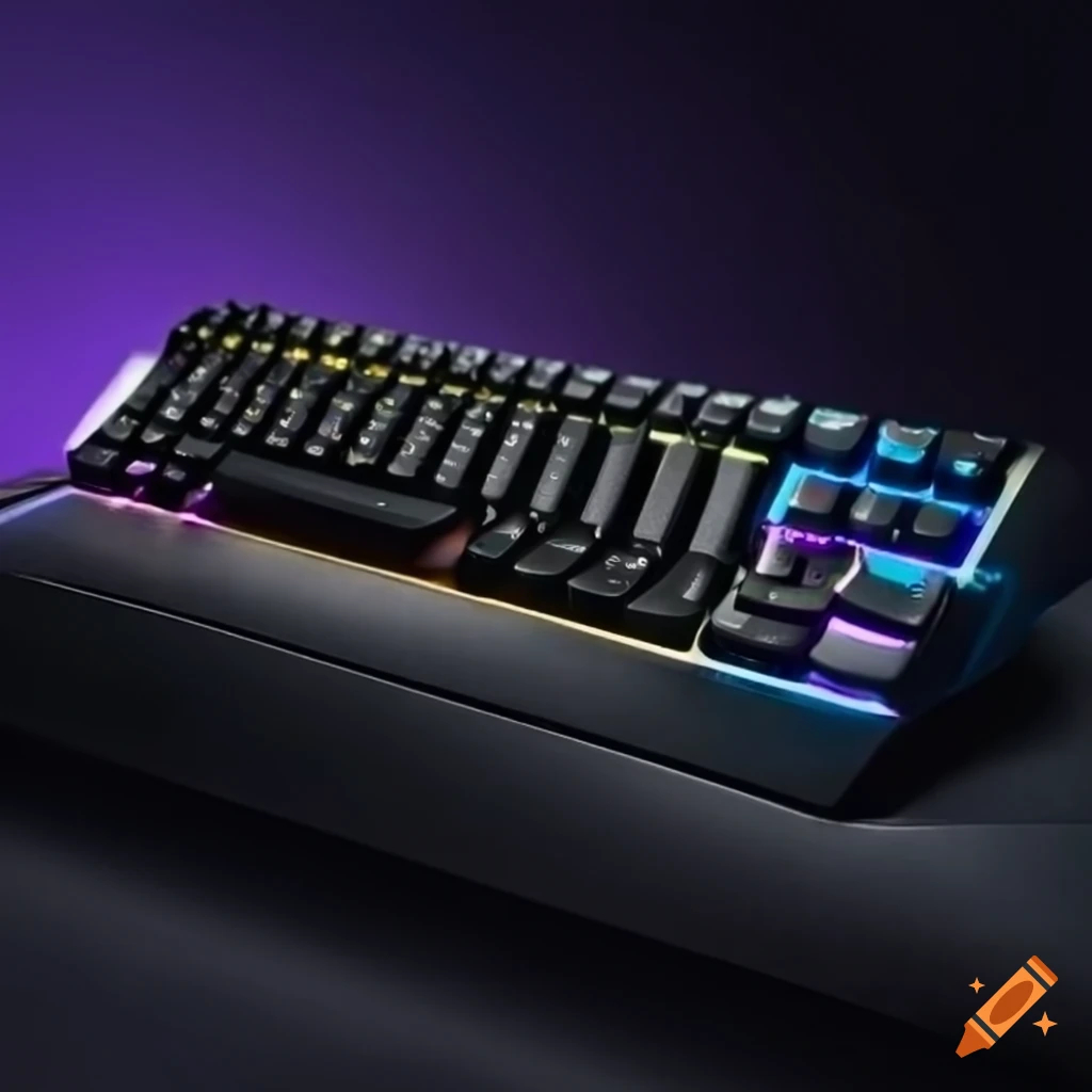 Gaming keyboard on Craiyon