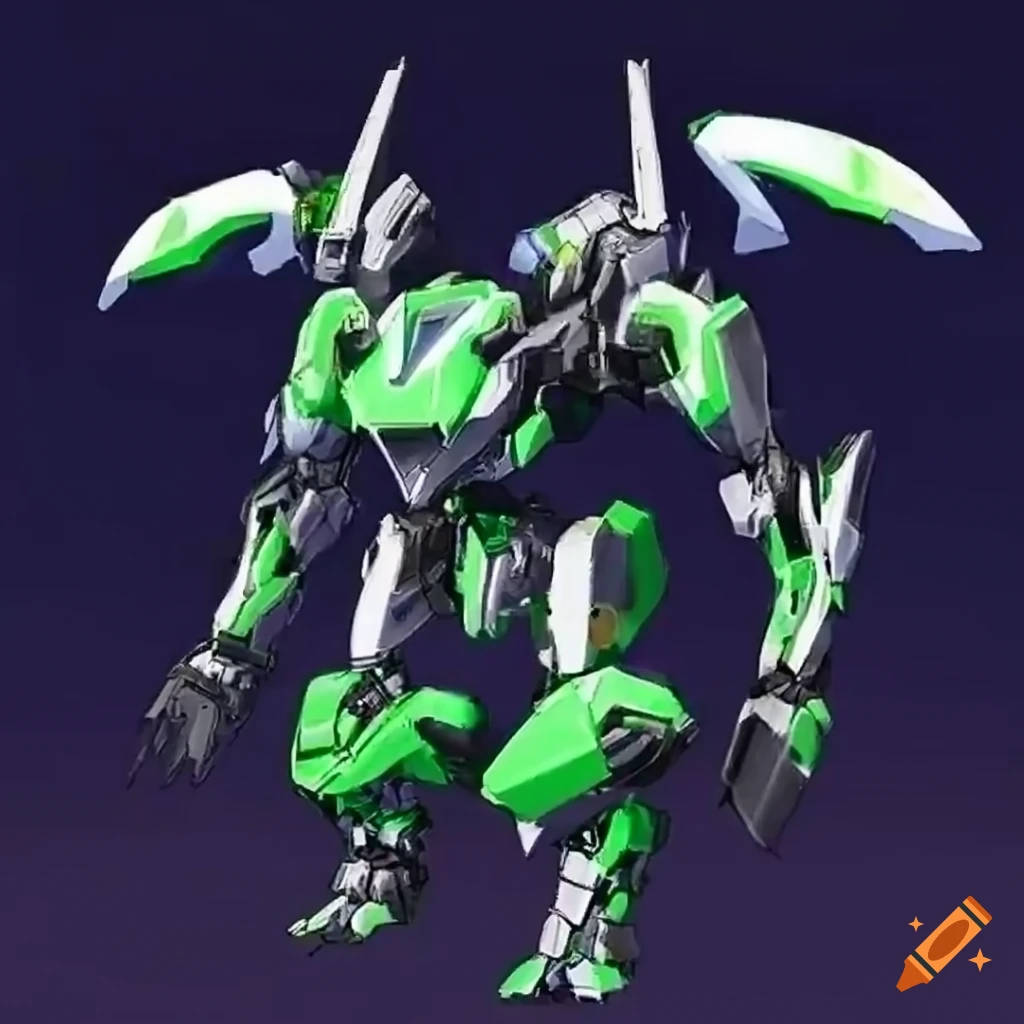 Detailed light mech style design in code geass on Craiyon