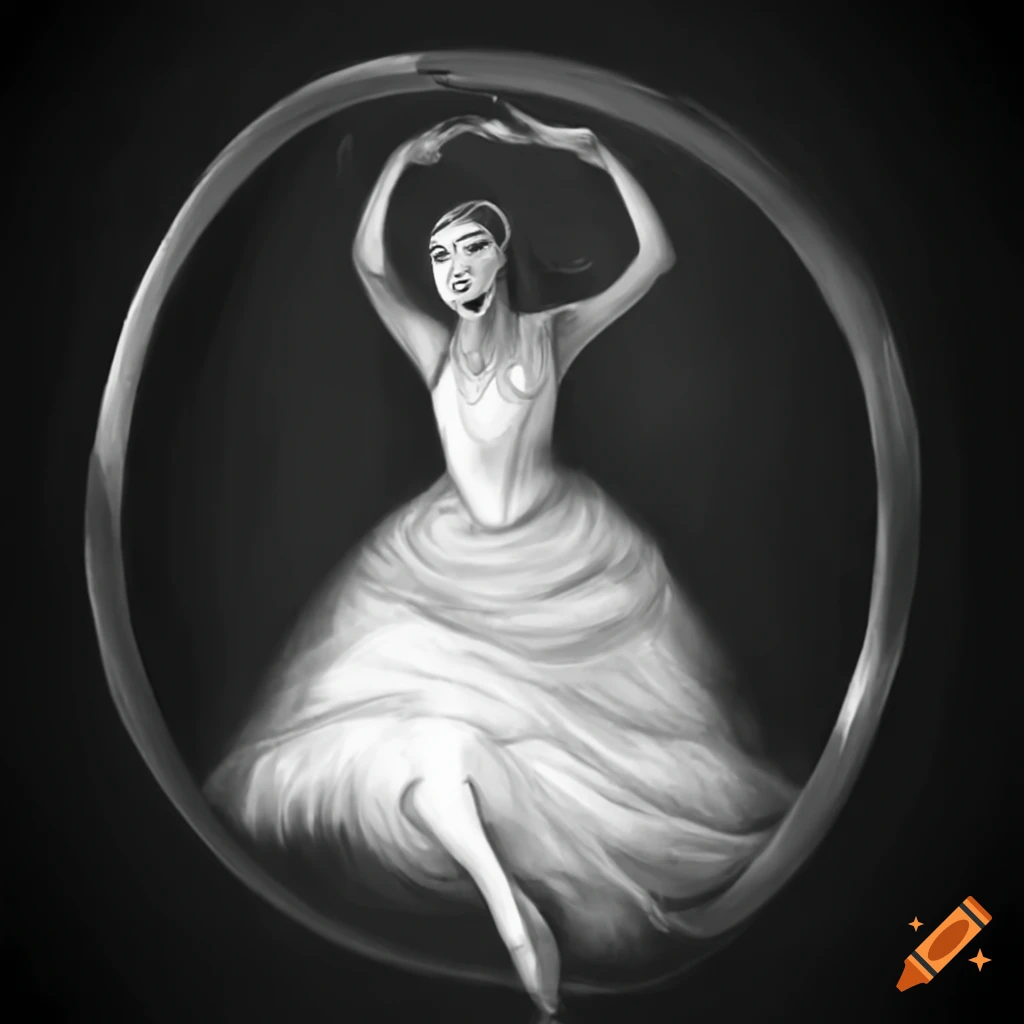 Princess jumping through a ring on Craiyon