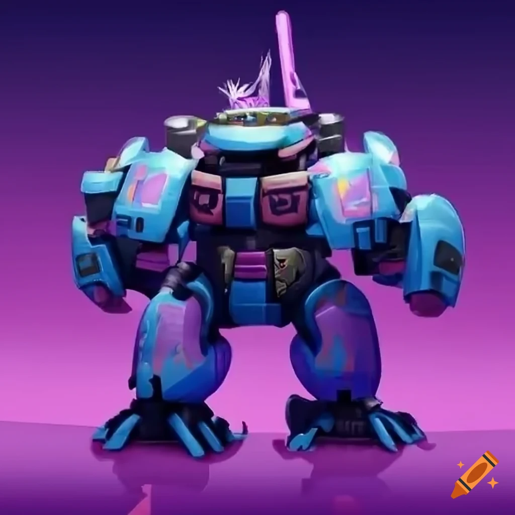 Mechanical my little pony character on Craiyon