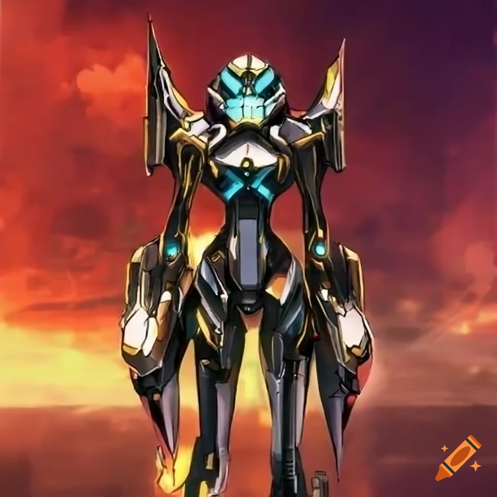 Detailed light mech in code geass with female design and technical ...