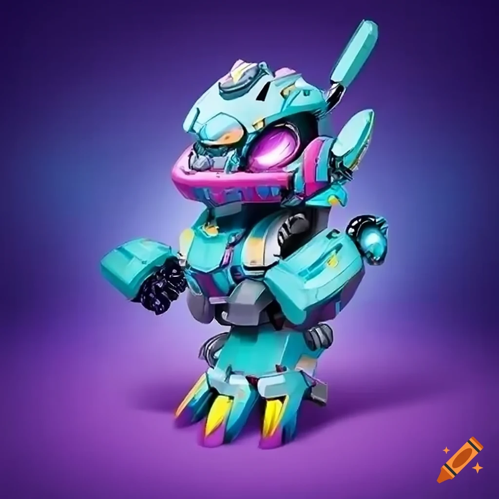 Mechanical my little pony character on Craiyon