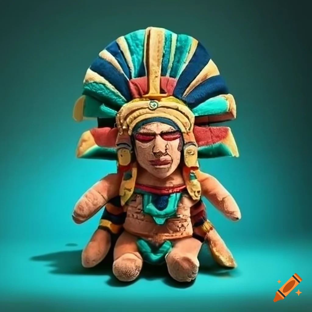 Mayan god plushie on Craiyon