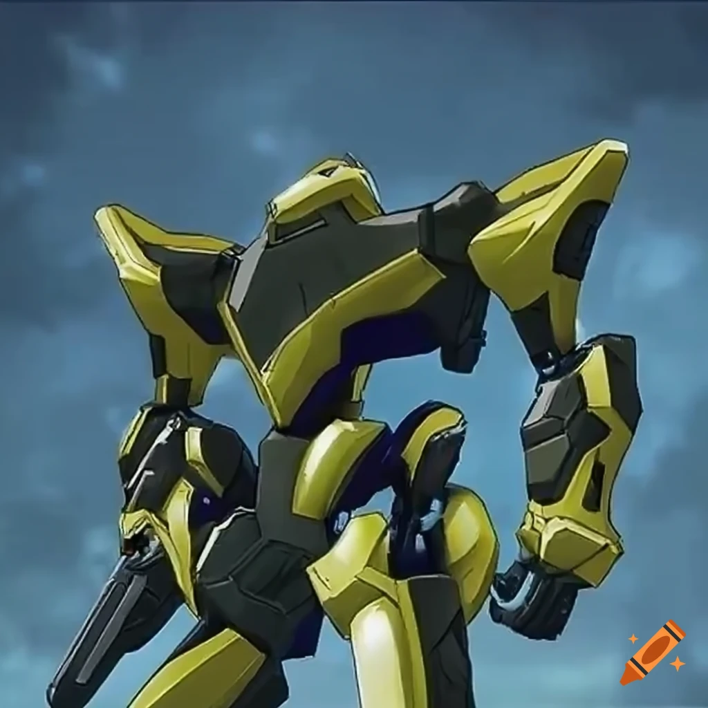 Detailed light mech in code geass with powerful and athletic design on ...