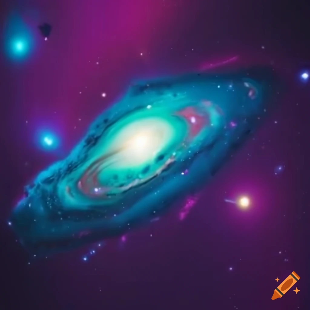 4k ultra resolution of a galaxy on Craiyon