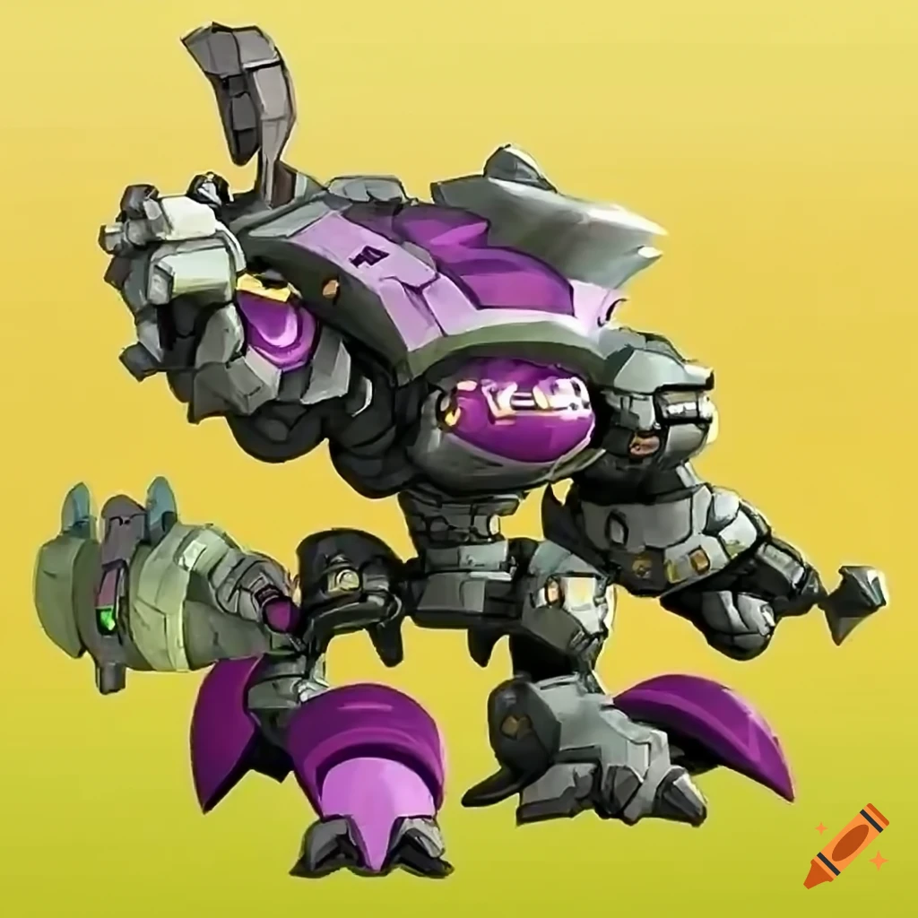 My little pony themed sleek mech on Craiyon
