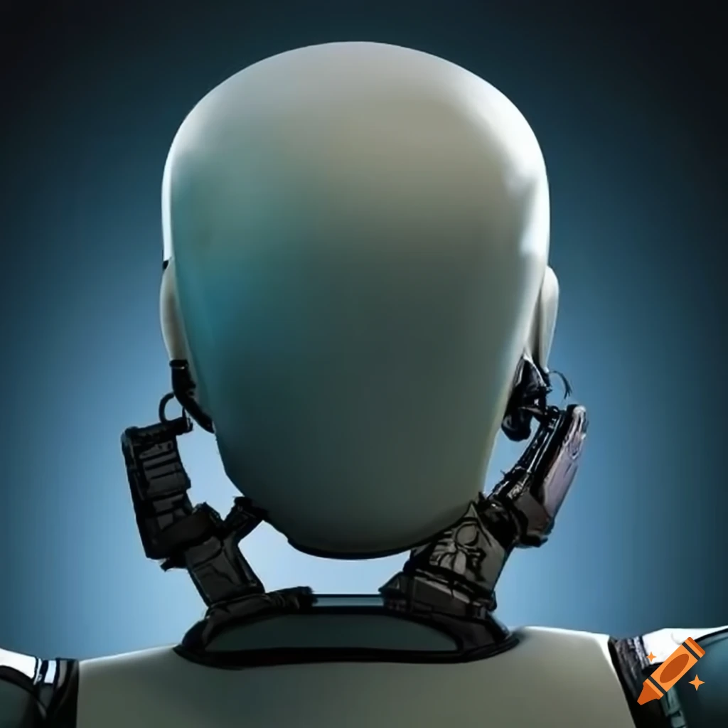 Back of a robot's head on Craiyon