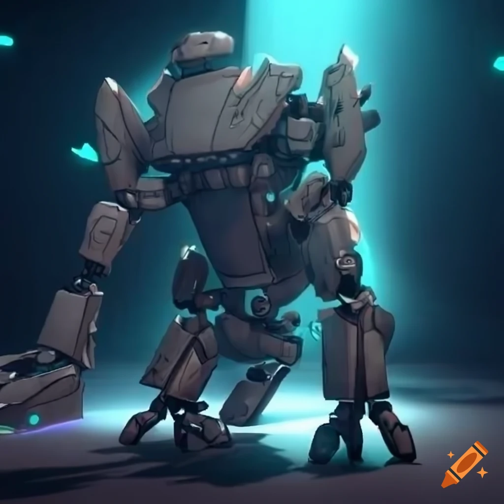 My little pony mech rendering, perfect for animations on Craiyon