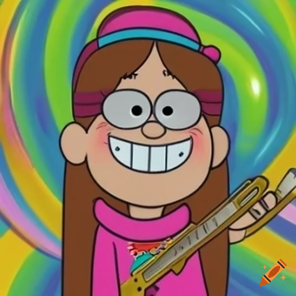 Photo-realistic Mabel Pines as the goddess Venus on Craiyon