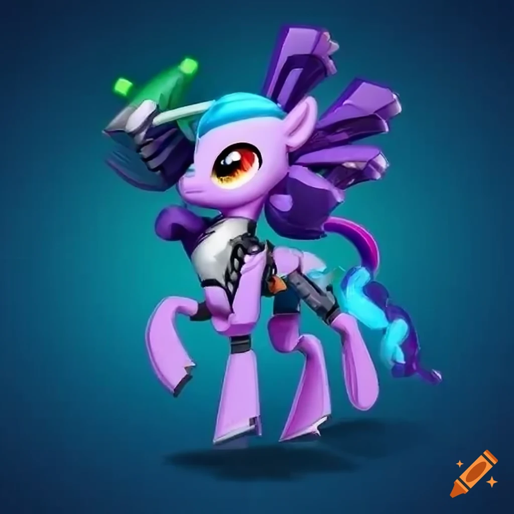 My little pony mech on Craiyon