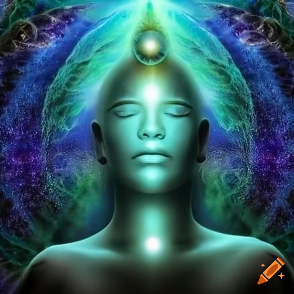 Inner peace and consciousness awakening on Craiyon