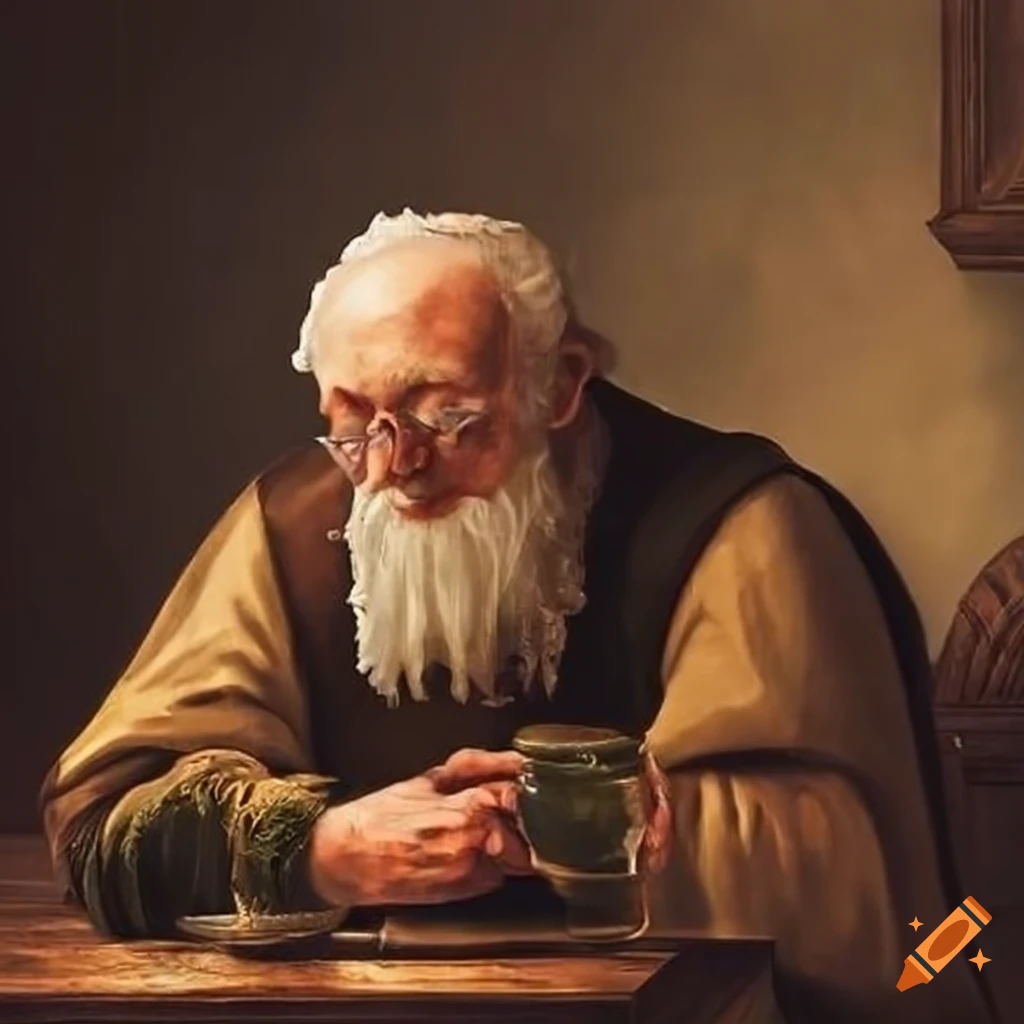 Illustration of the merchant from canterbury tales on Craiyon