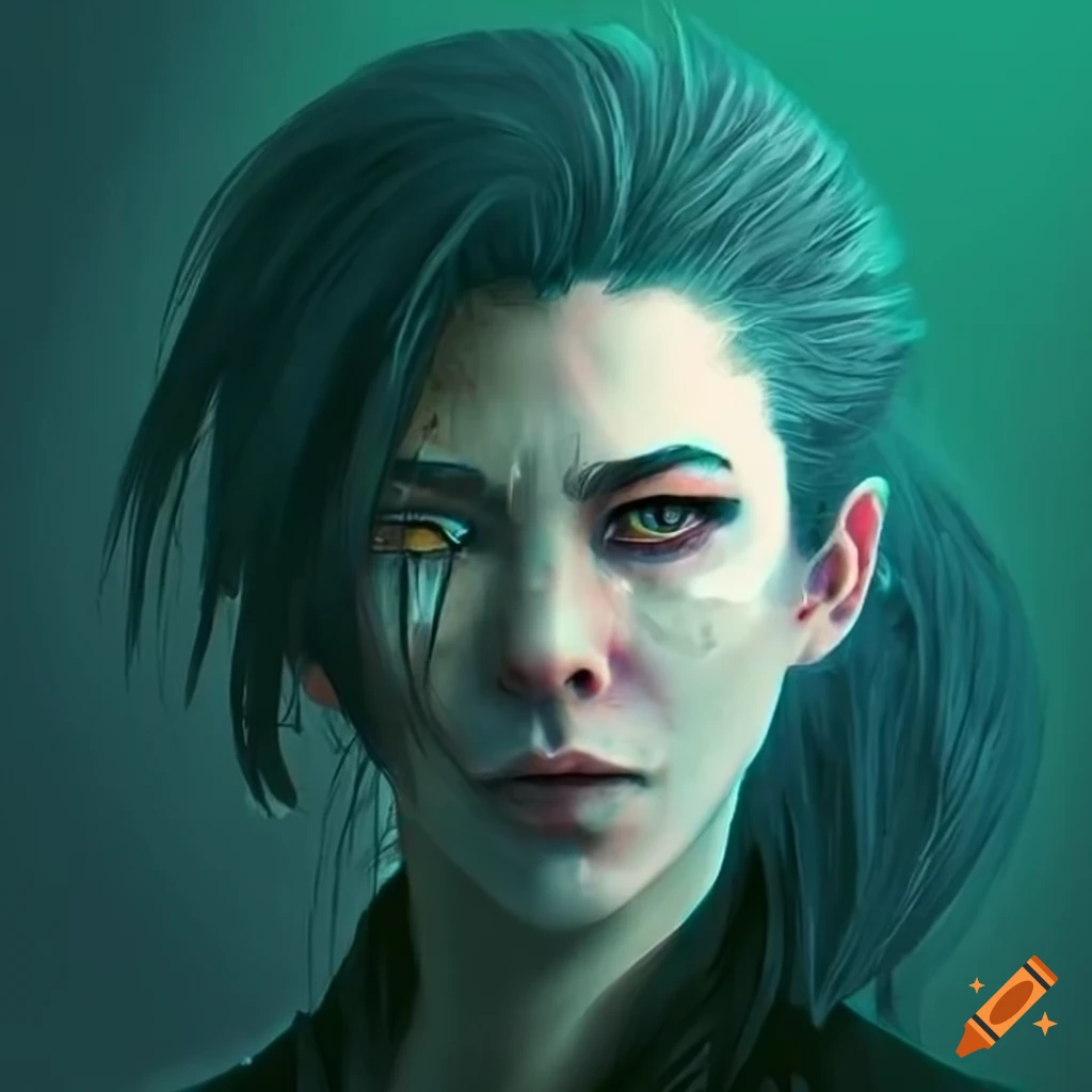 Cyberpunk human avatar on Craiyon