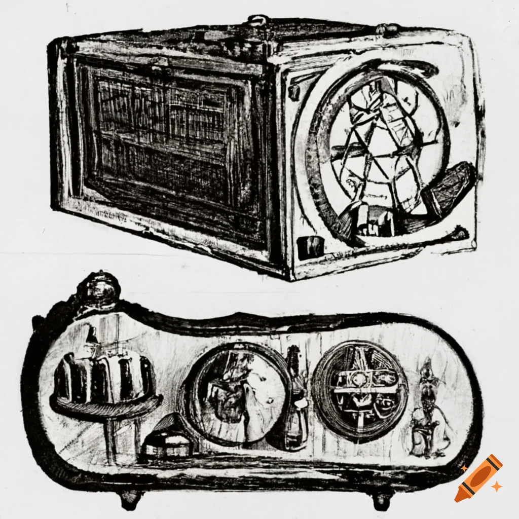 Vintage objects from the 30s, 40s, and 50s on Craiyon