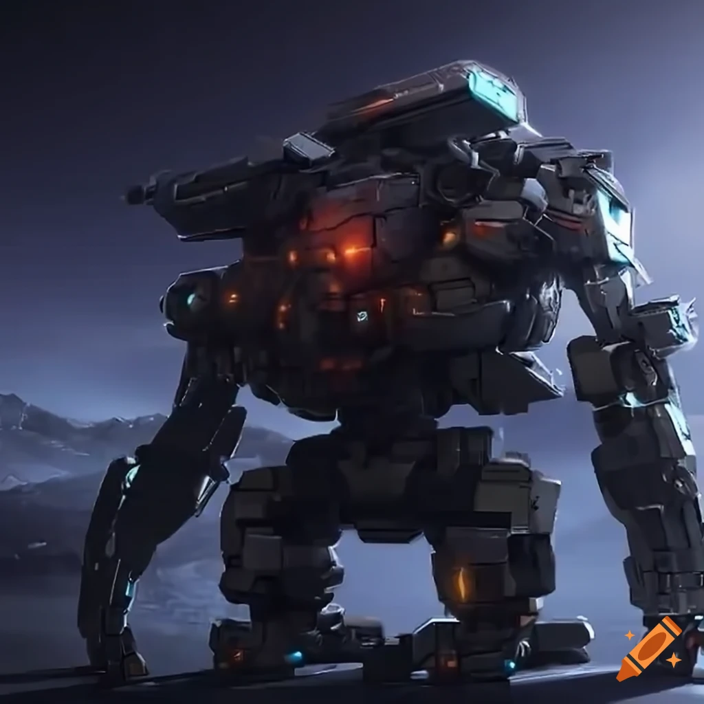 Epic streamlined futuristic mech in 8k resolution on Craiyon