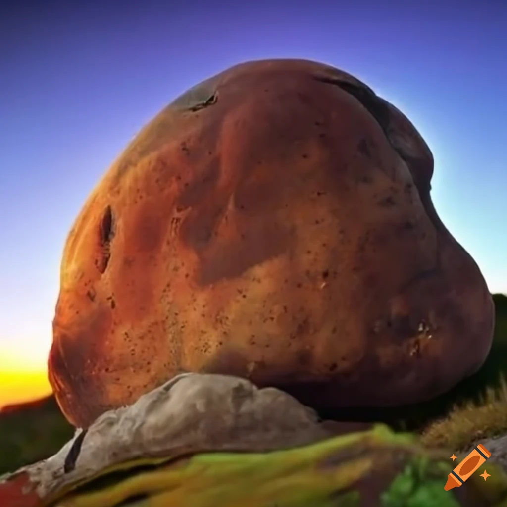 Potato rock on Craiyon