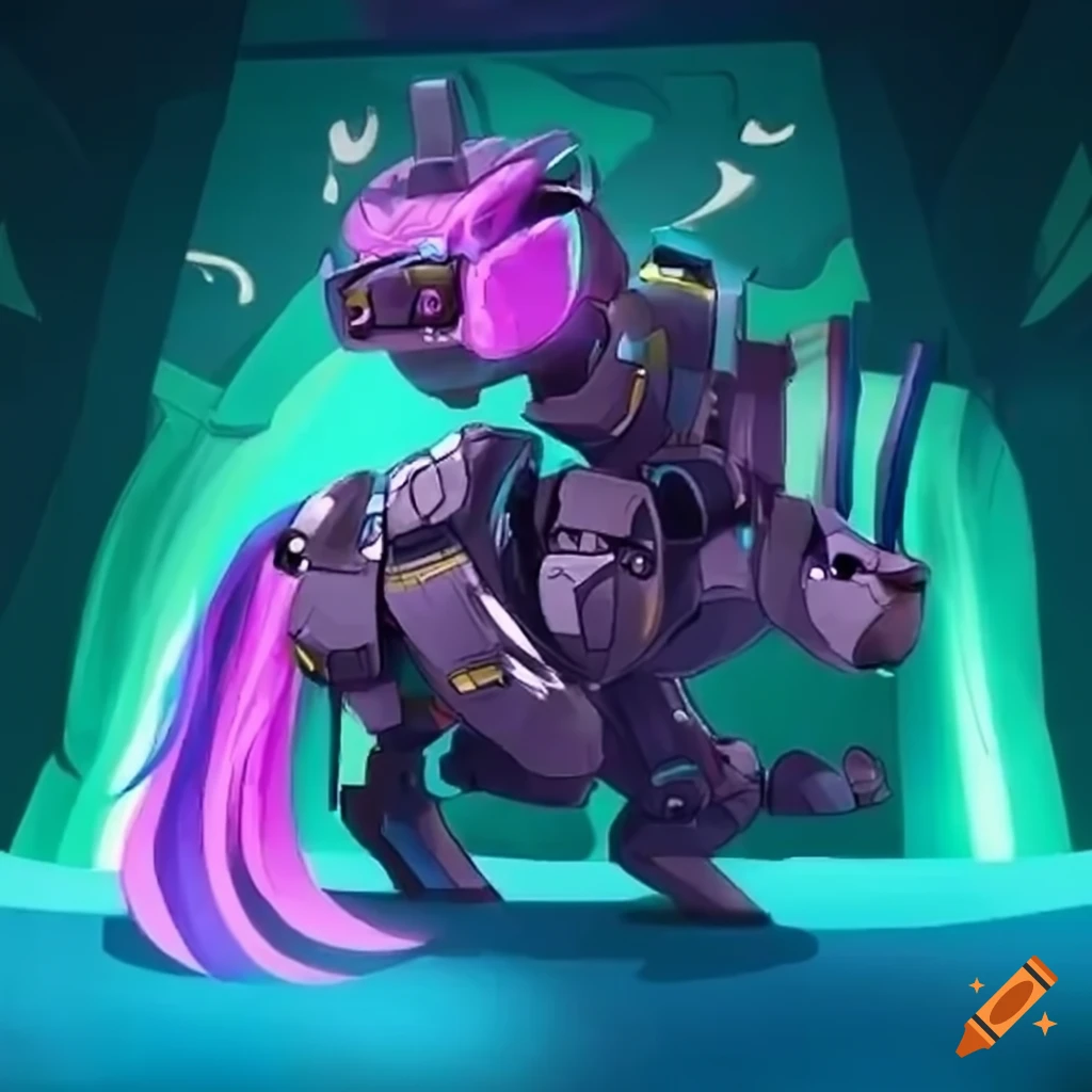 My little pony mech on Craiyon