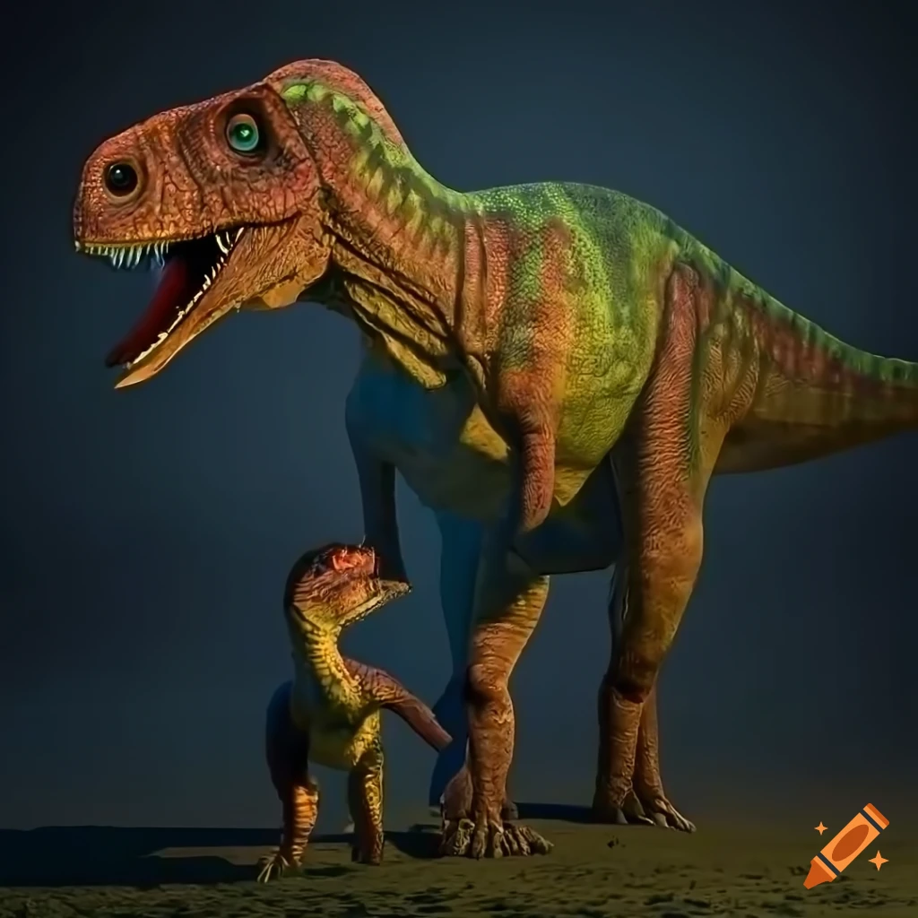 Pachycephalosaurus dinosaurs with intricate color pattern and detailed ...