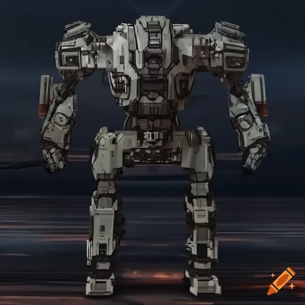 8k full resolution futuristic mech with clean lines on Craiyon