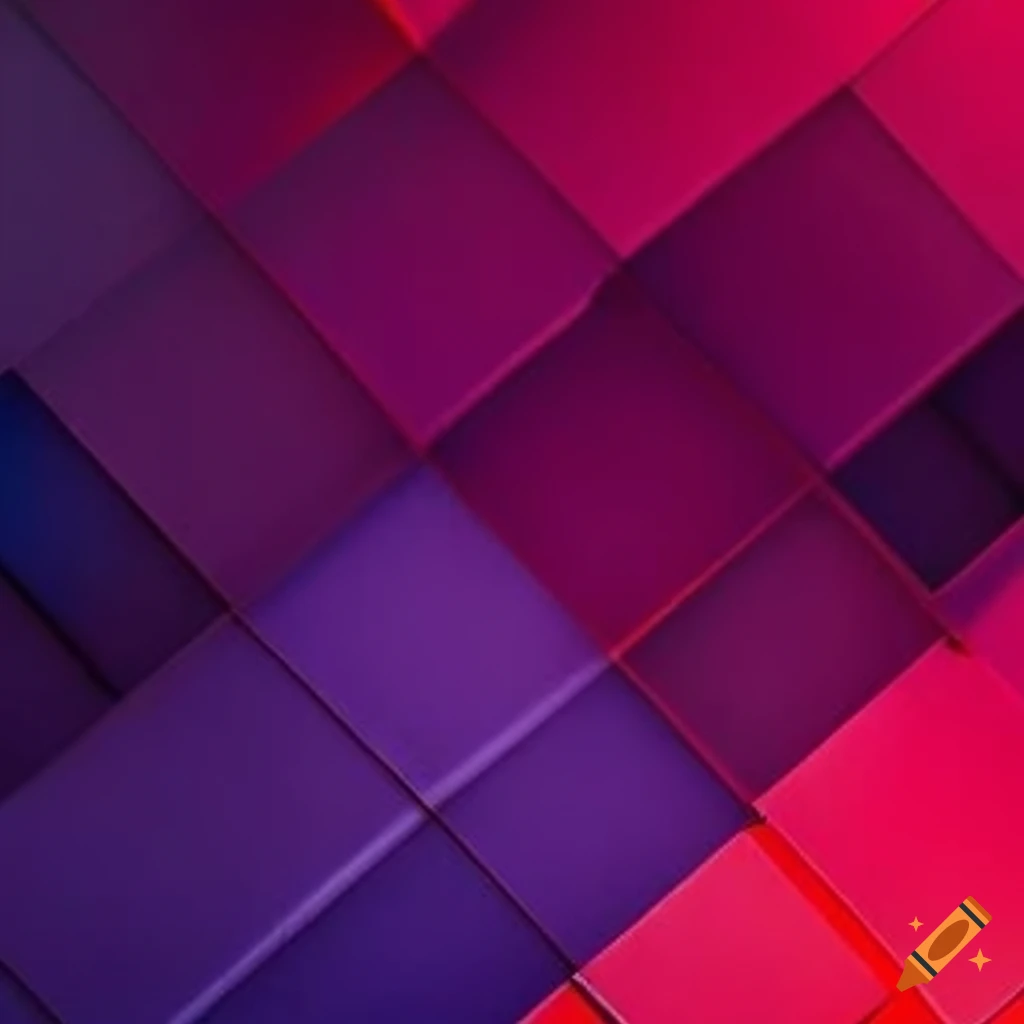 Abstract image with hidden squares and creative color play on Craiyon