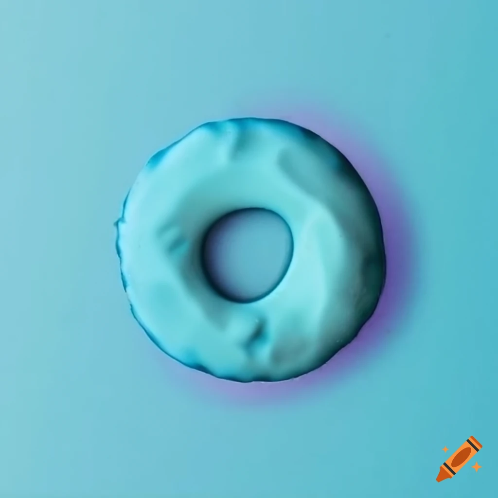 Blue cookies on Craiyon