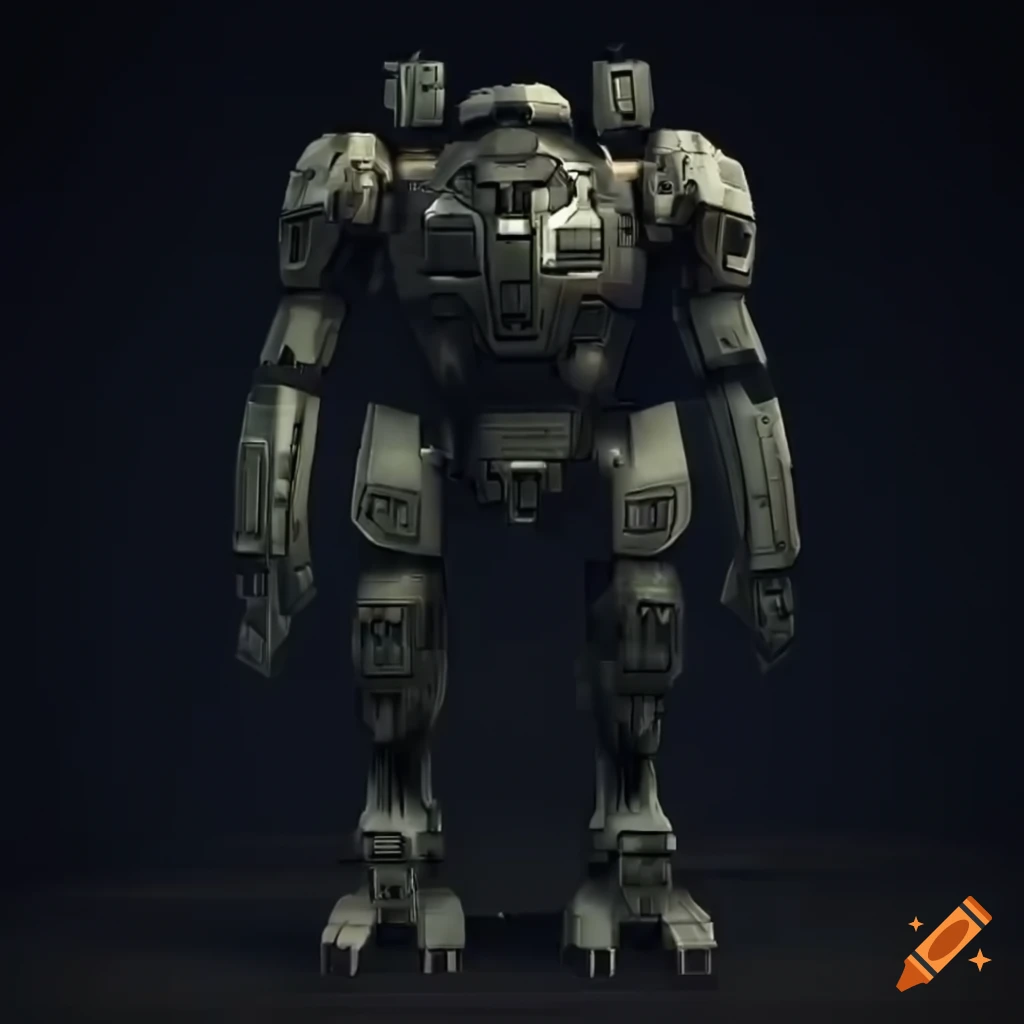 Epic streamlined futuristic mech with weapons in 8k resolution on Craiyon