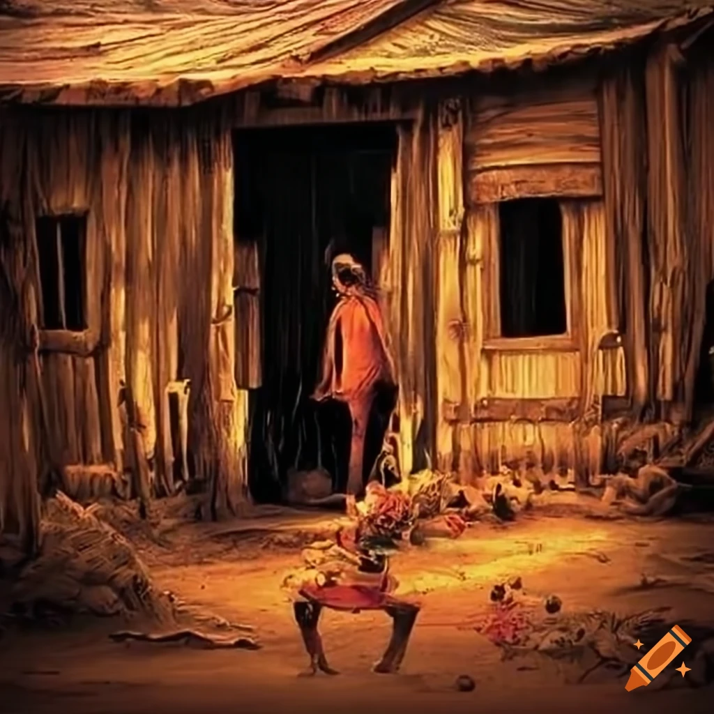 Gypsy town on Craiyon