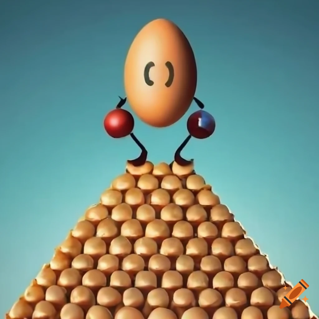 American football team arranged in a pyramid formation on Craiyon