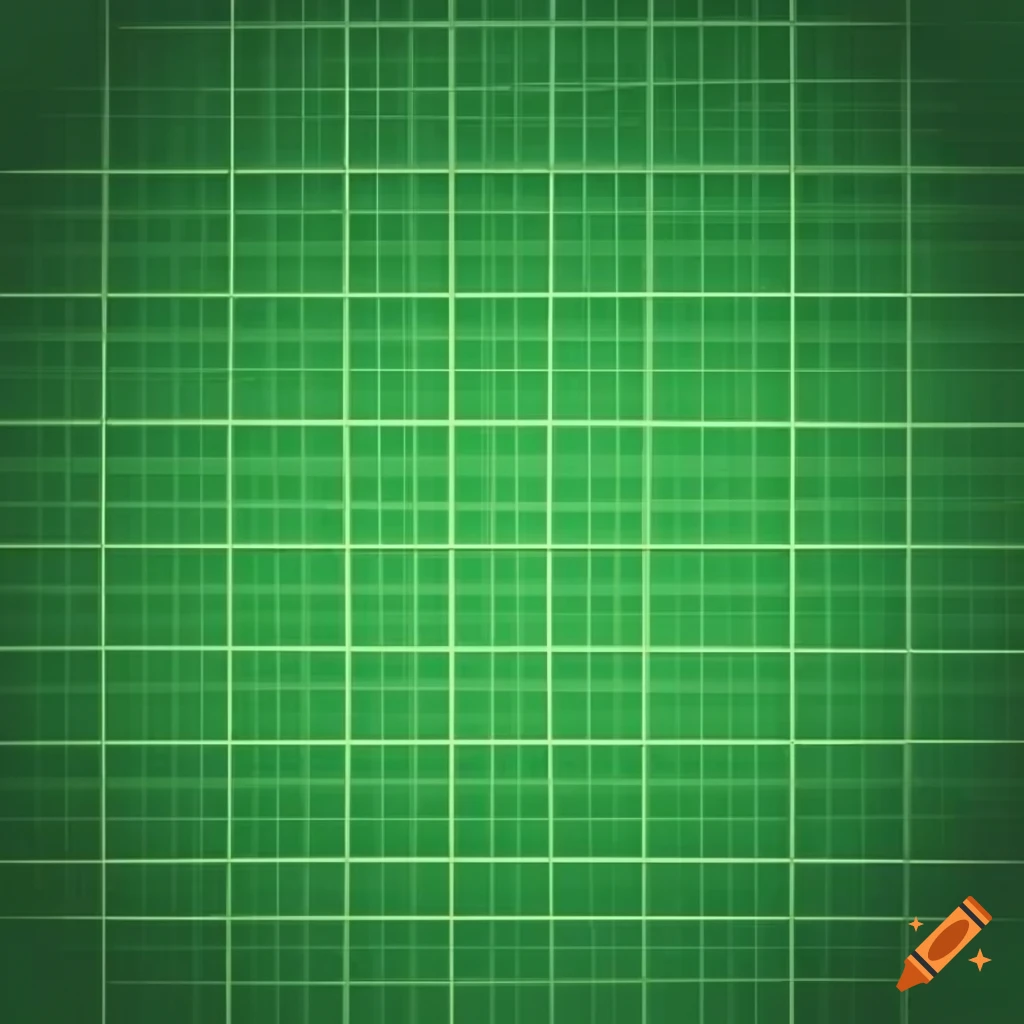 Simple green grid background on Craiyon