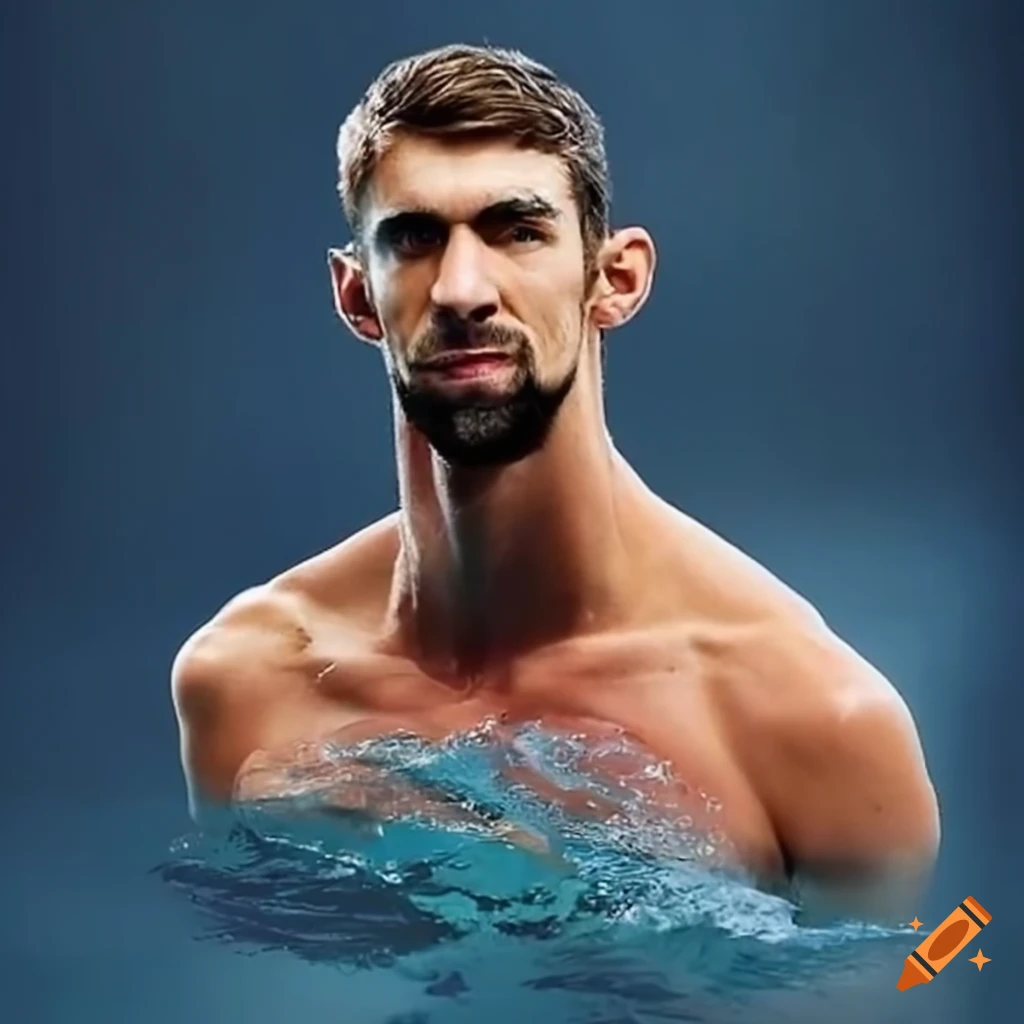 Michael phelps on Craiyon