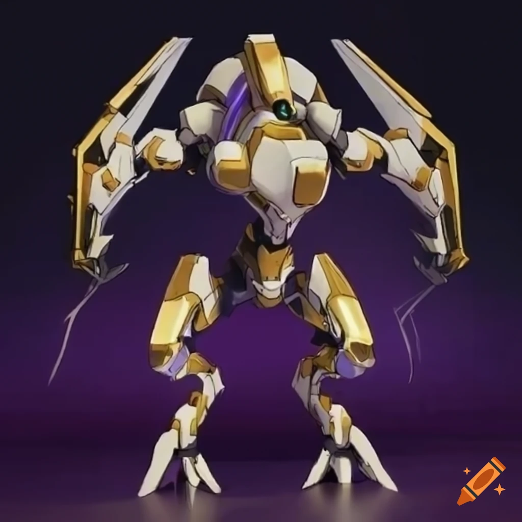 Light mech design inspired by code geass with female character on Craiyon