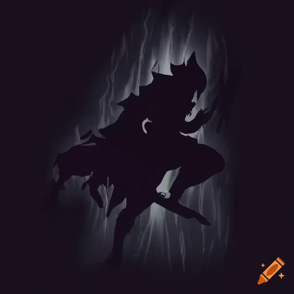 Warrior performing a powerful sword slash attack with cascading energy ...