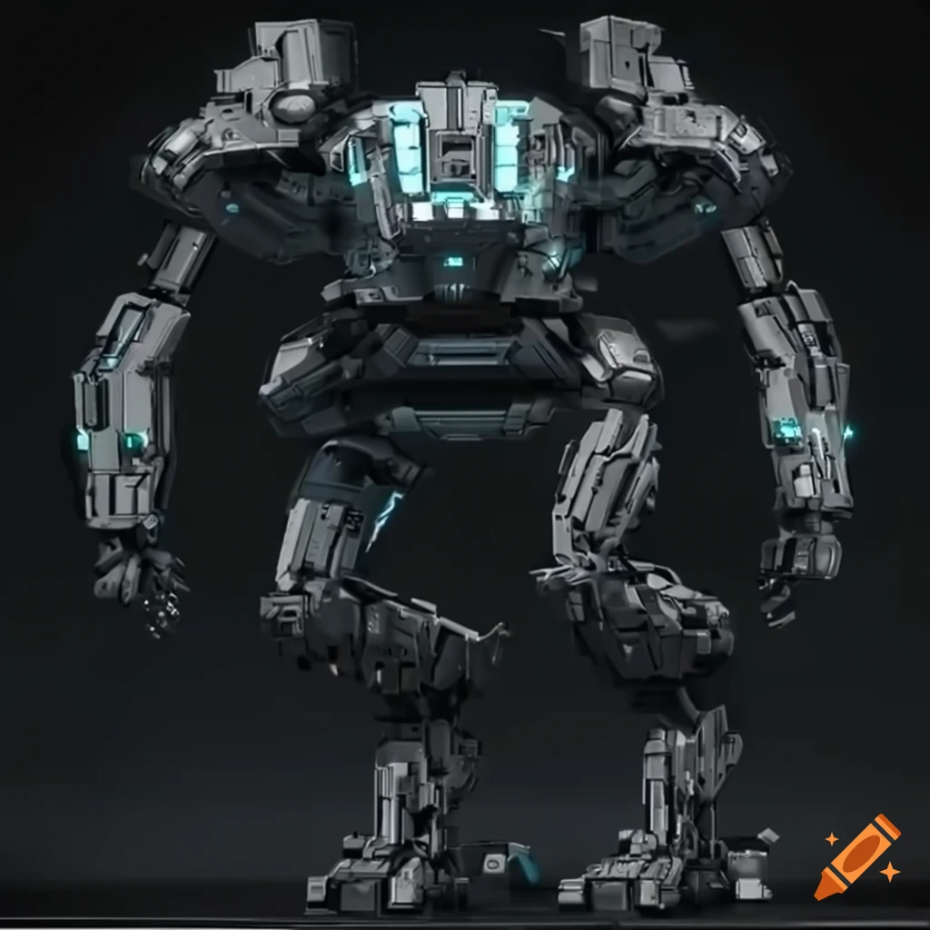 8k full resolution futuristic mech with clean lines on Craiyon