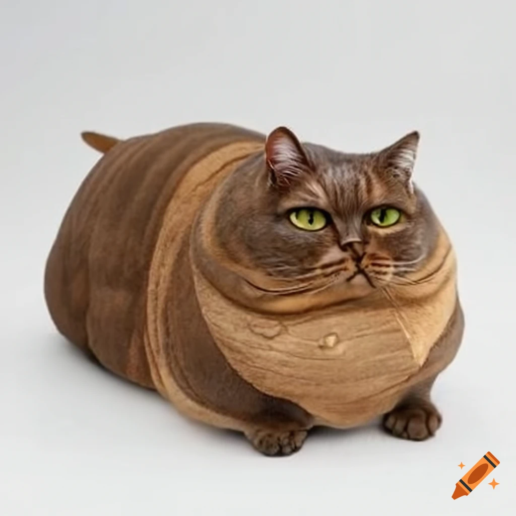 Chubby cat on Craiyon